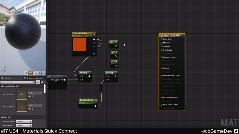 4 Material Editor Tips for Unreal Engine — CBgameDev