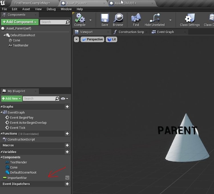 QUICK DEV TIP #55 UE4 / UE5 - Move Variable To Parent — CBgameDev