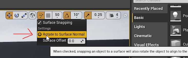 QUICK DEV TIP #100 UE4 / UE5 - Snap To Surface — CBgameDev