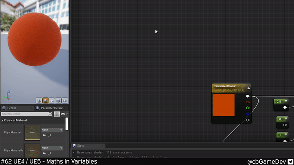 QUICK DEV TIP #62 UE4 / UE5 - MATHS IN VARIABLES — CBgameDev