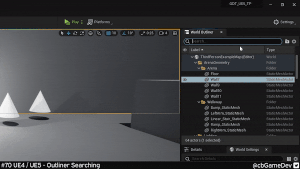 QUICK DEV TIP #70 UE4 / UE5 - OUTLINER FILTERING — CBgameDev