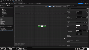QUICK DEV TIP #87 UE4 / UE5 - HIDE UI BINDINGS — CBgameDev