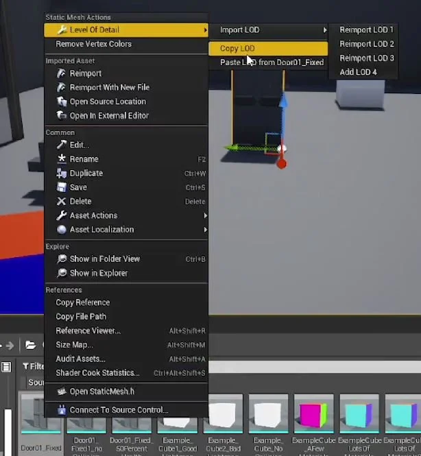 QUICK DEV TIP #71 UE4 / UE5 - COPY PASTE LODs — CBgameDev