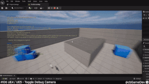 QUICK DEV TIP #106 UE4 / UE5 - Toggle Debug Camera — CBgameDev