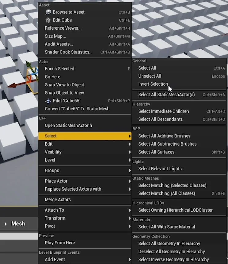 QUICK DEV TIP #54 UE4 / UE5 - Select All Of The Same — CBgameDev