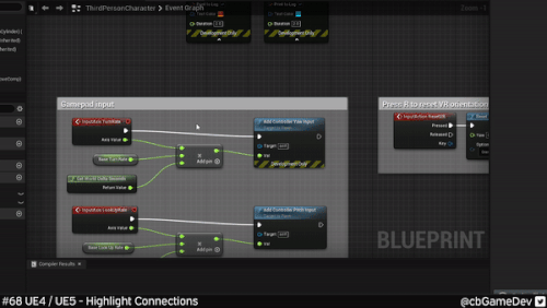 QUICK DEV TIP #68 UE4 / UE5 - HIGHLIGHTING CONNECTIONS — CBgameDev