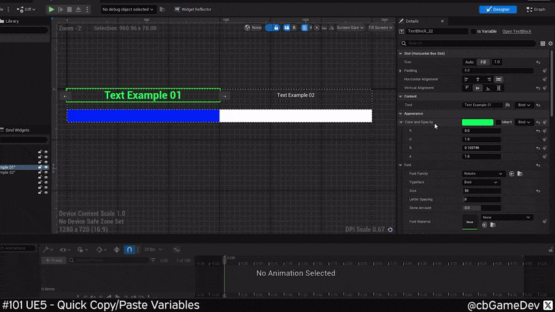 QUICK DEV TIP #101 UE5 - Quick Copy Paste Variables — CBgameDev