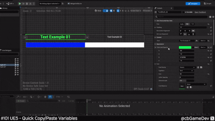 QUICK DEV TIP #101 UE5 - Quick Copy Paste Variables — CBgameDev