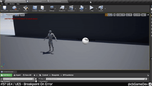 QUICK DEV TIP #57 UE4 / UE5 - BREAKPOINT ON BLUEPRINT ERROR — CBgameDev