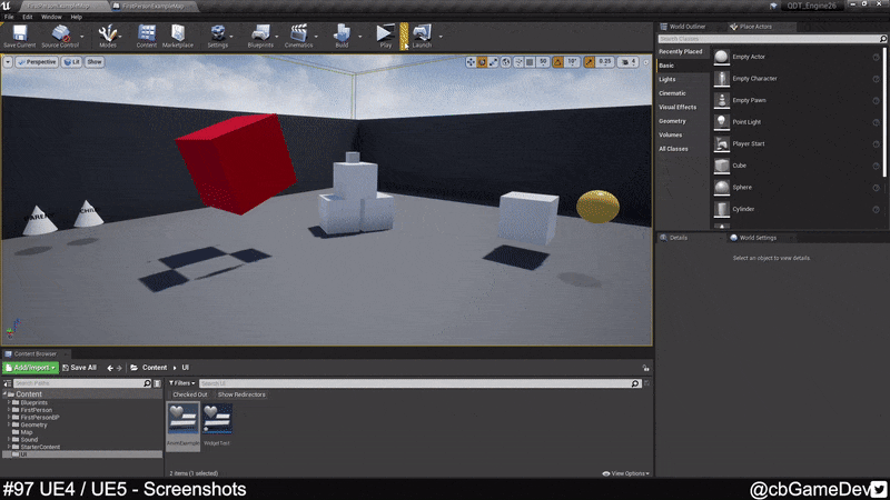 QUICK DEV TIP #97 UE4 / UE5 - Screenshots — CBgameDev