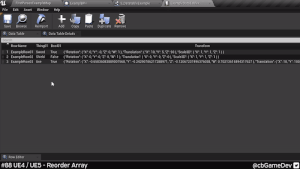QUICK DEV TIP #88 UE4 / UE5 - REORDER ARRAY — CBgameDev