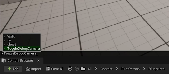 QUICK DEV TIP #106 UE4 / UE5 - Toggle Debug Camera — CBgameDev