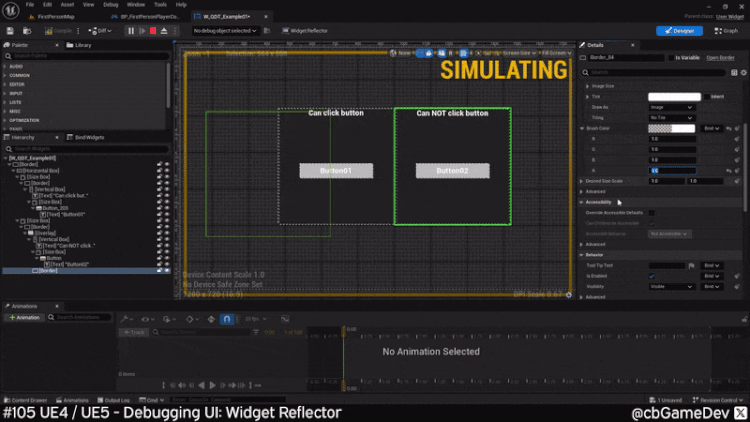 QUICK DEV TIP #105 UE4 / UE5 - Debugging UI With The Widget Reflector ...