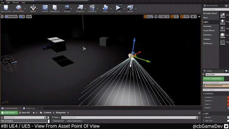 QUICK DEV TIP #81 UE4 / UE5 - VIEW FROM ASSET POINT OF VIEW — CBgameDev