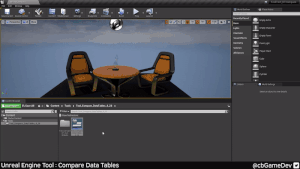 Compare Data tables Tool for Unreal Engine — CBgameDev