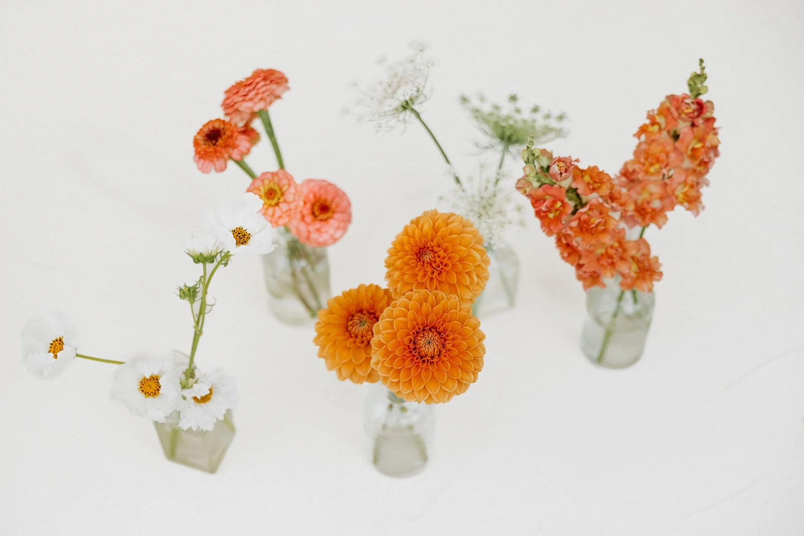 Vase Arrangements and Garland — Flowers and Jules