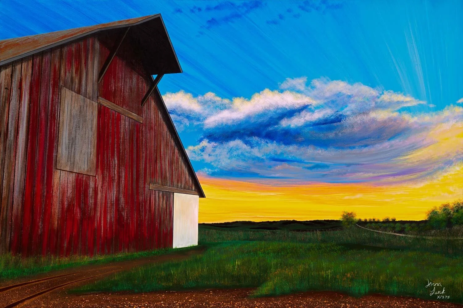 Rustic Barns Paintings