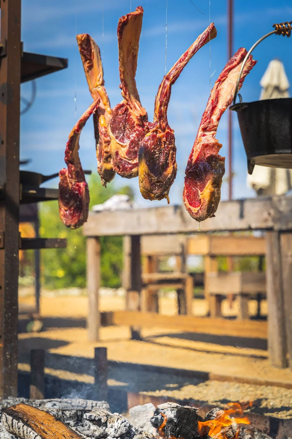 Hung Tomahawk Steak with Whipped Mushroom Butter — Sarah Glover