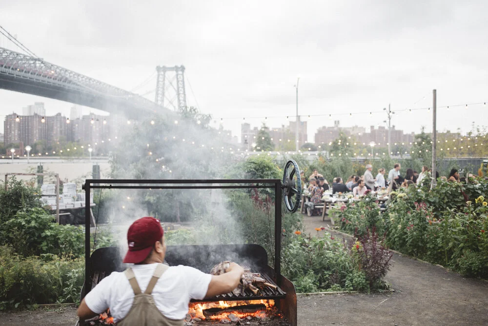 Rib-eye on the bone with wasabi bread sauce — Sarah Glover