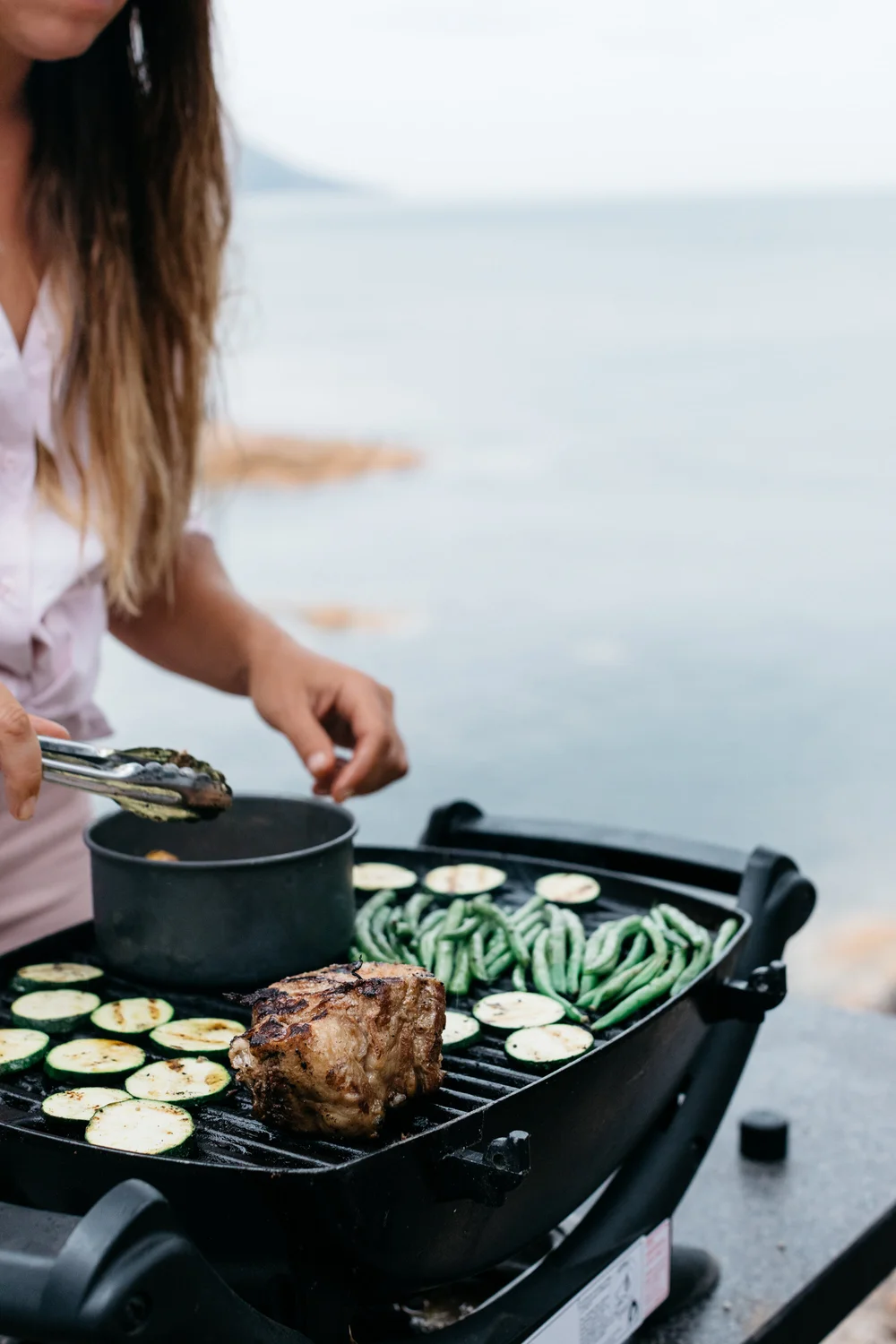 Cider-Poached Pork with Green Beans — Sarah Glover
