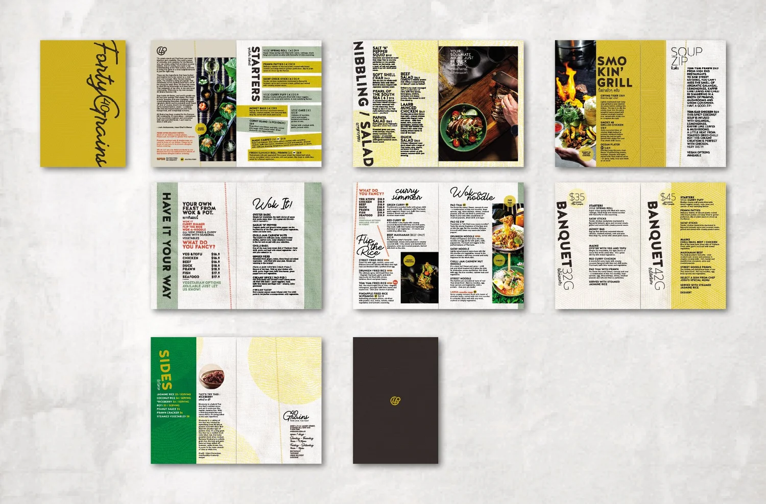 Restaurant Menu — Pep Design
