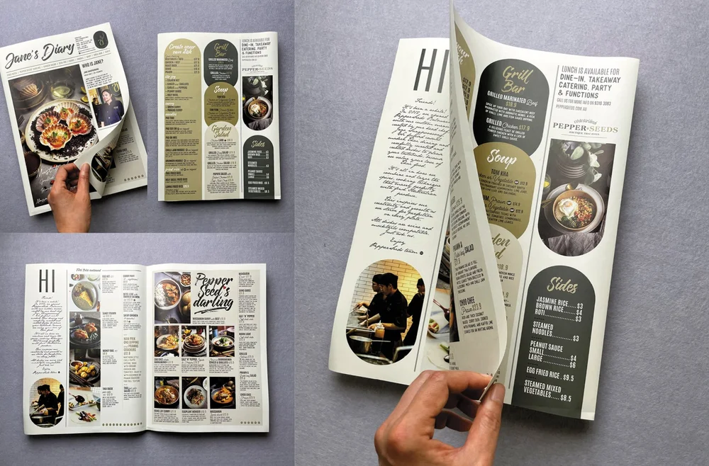 Restaurant Menu — Pep Design
