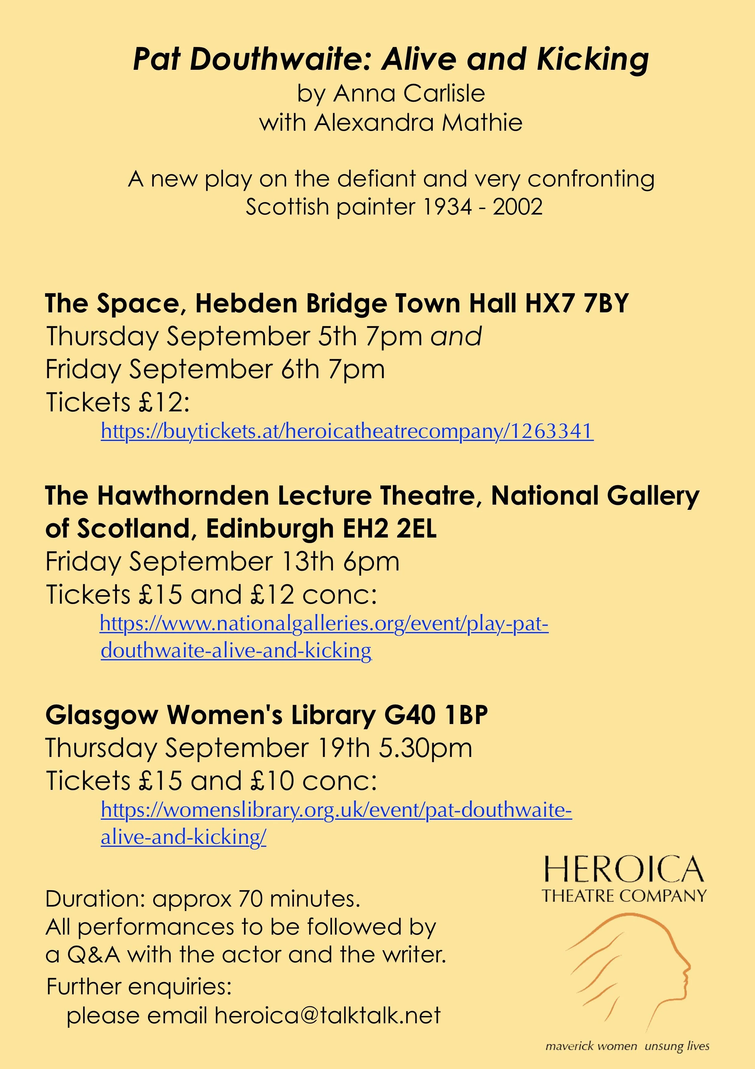 COMING SOON ... — Heroica Theatre Company