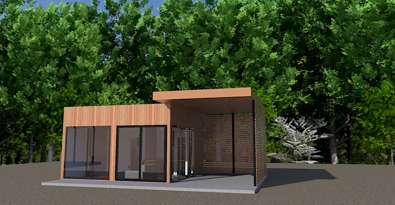 In Progress — Modern Shacks