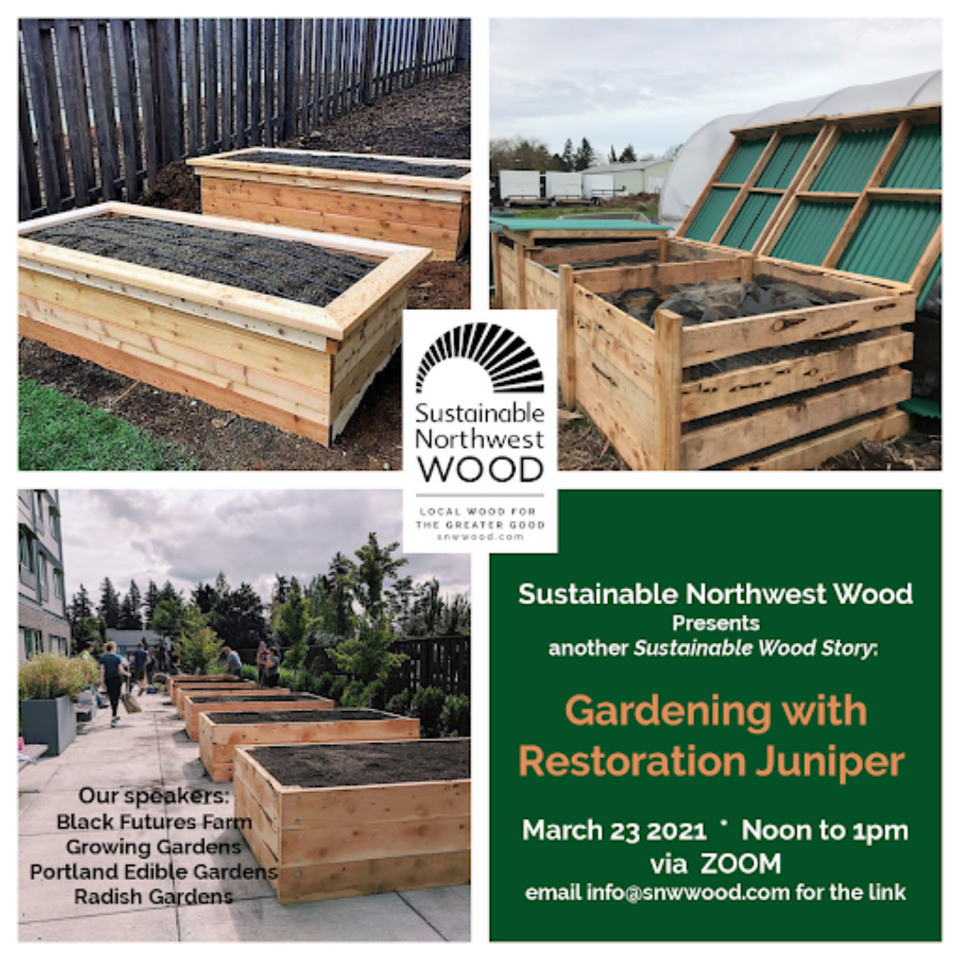 Sustainably designing our orchards out of Juniper, an invasive species ...