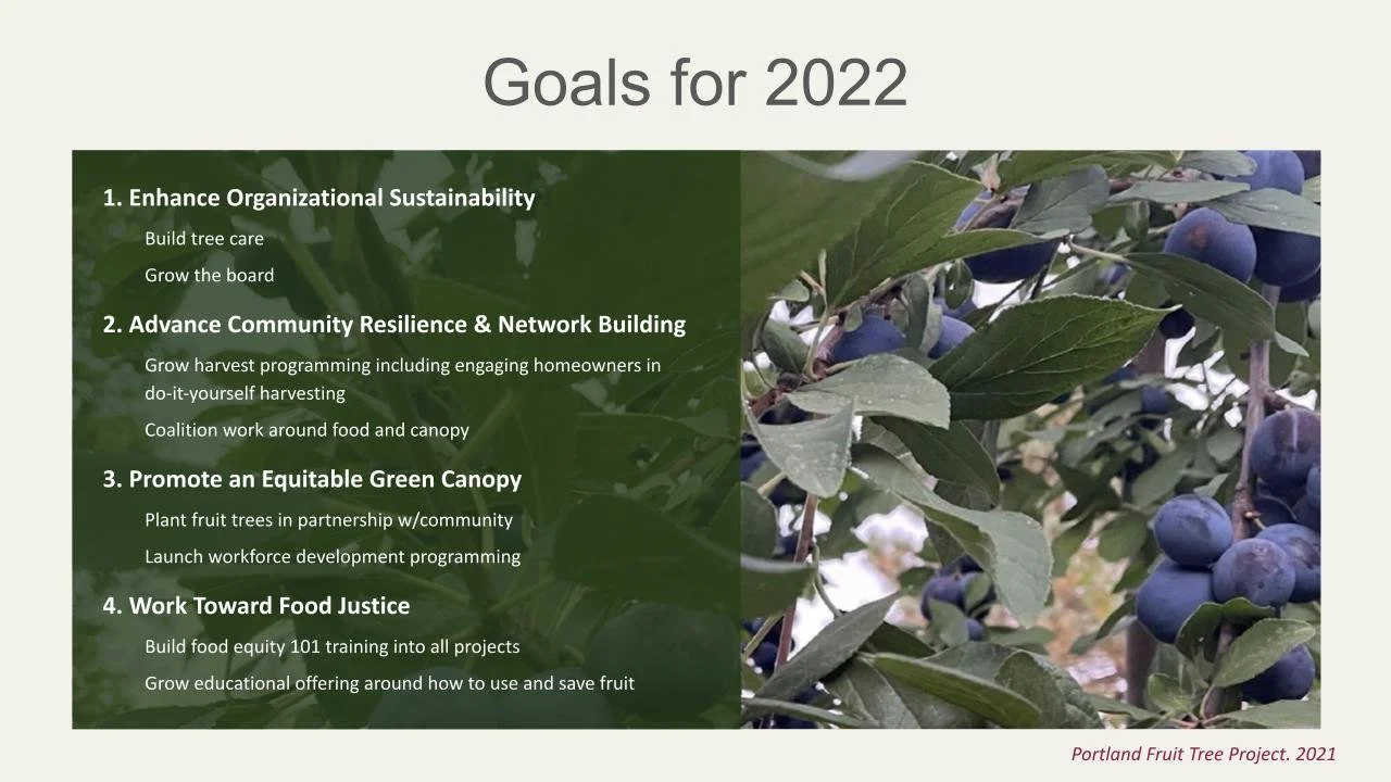 Portland Fruit Tree Project