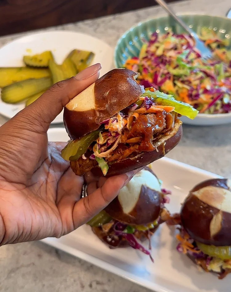BBQ Pulled Jackfruit Sliders — Sweet Greens Vegan