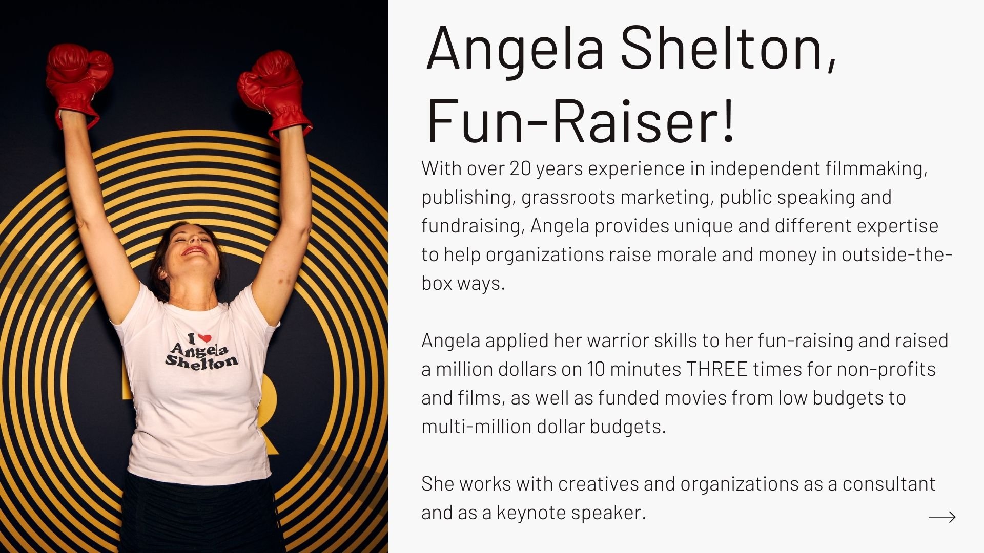Angela Shelton, truth-telling trailblazer