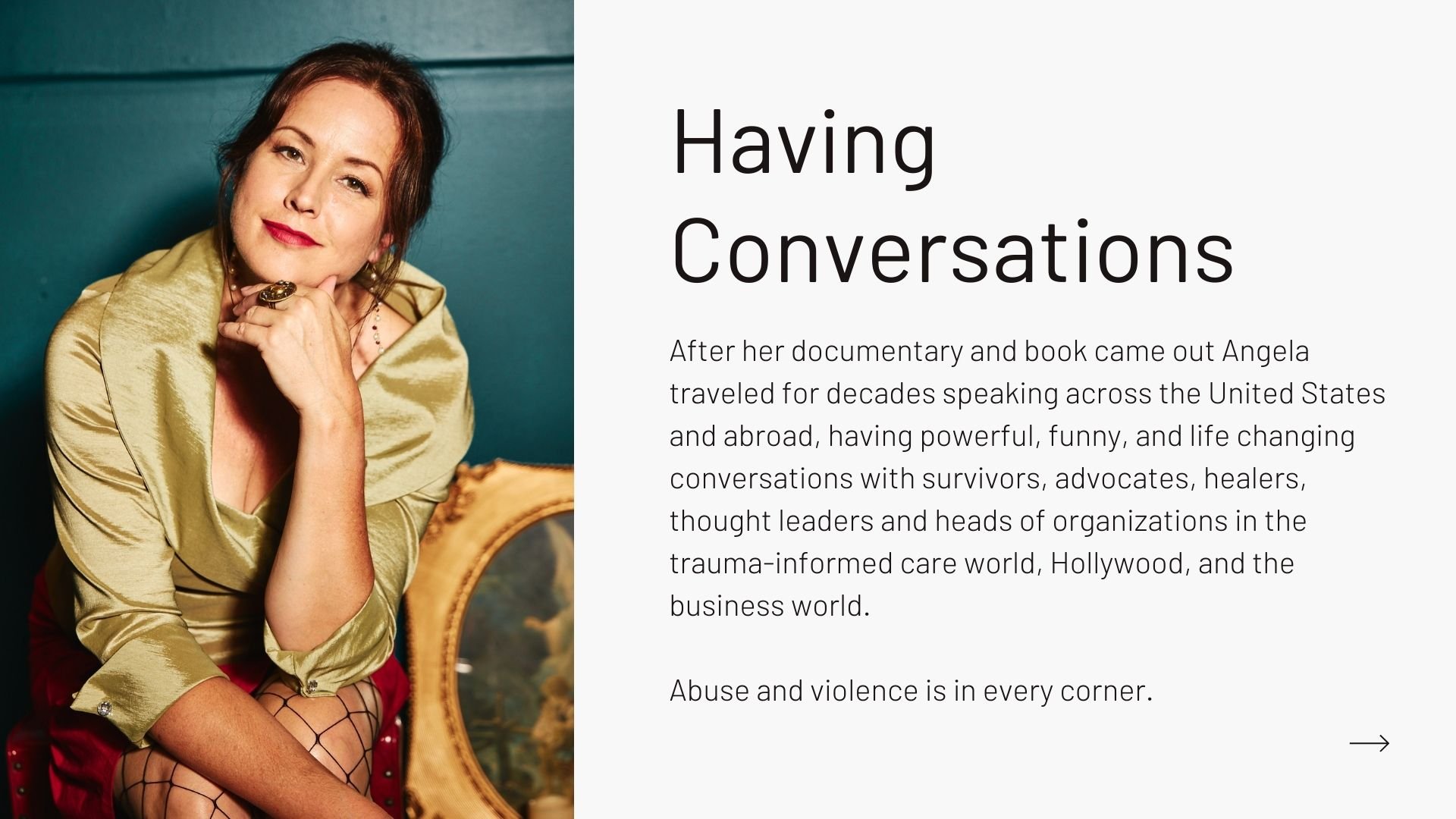 Angela Shelton, truth-telling trailblazer