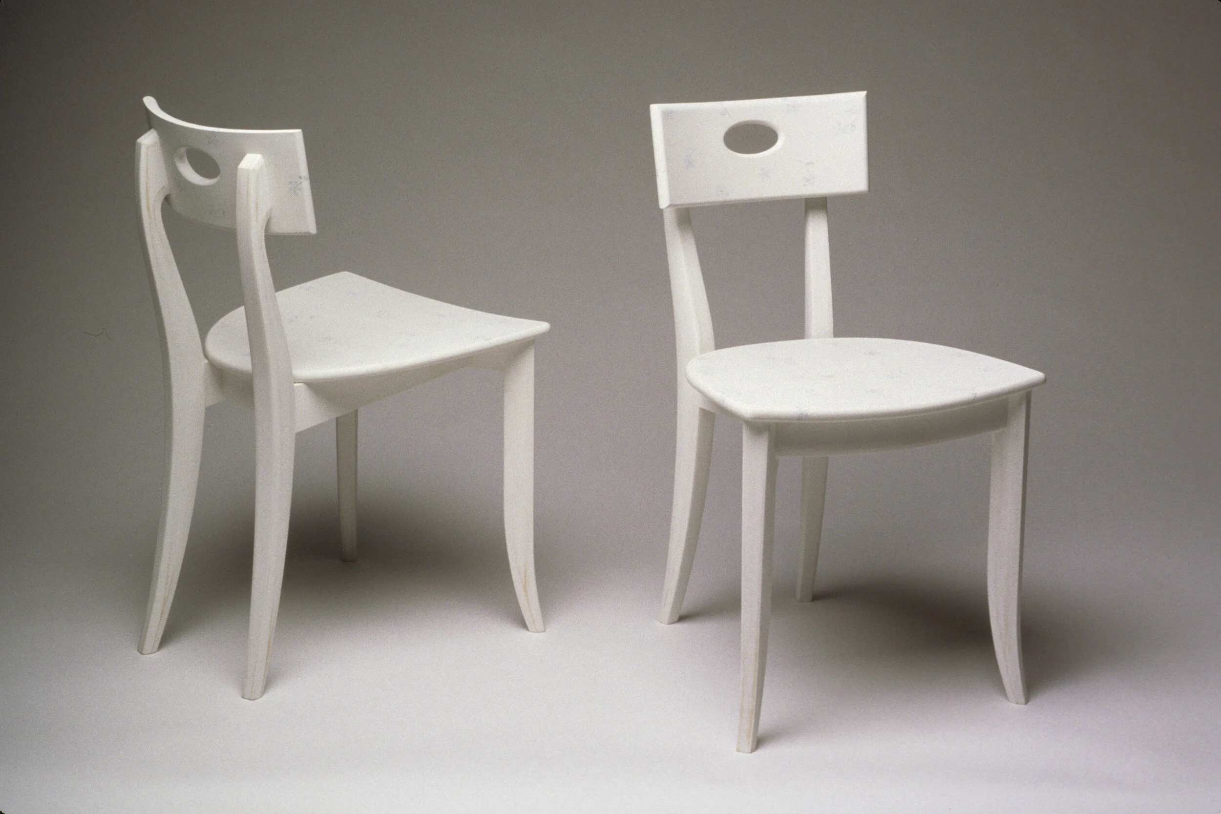 White Cafe Chairs — Michael Hurwitz Furniture