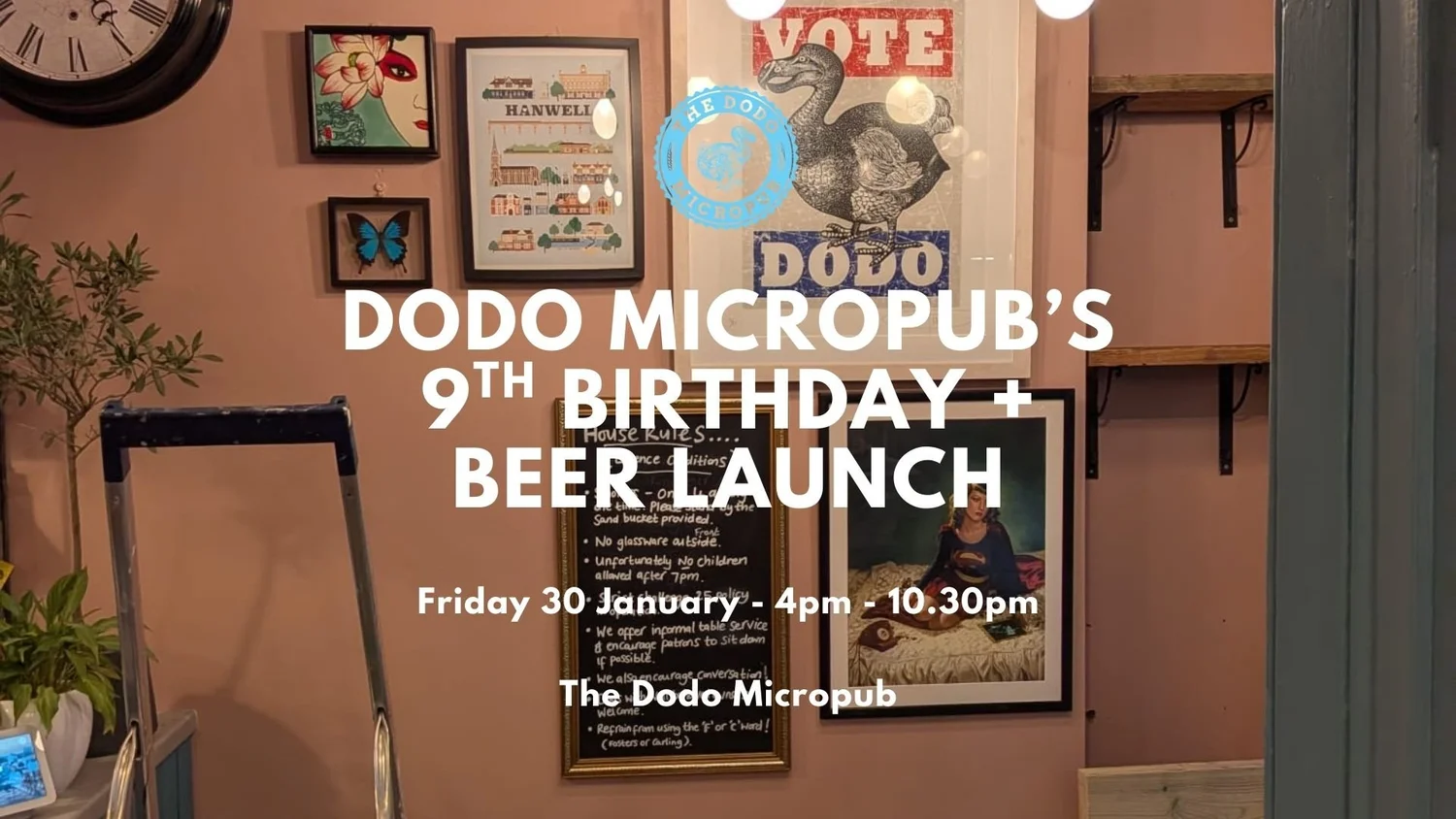 Dodo Micropub's 9th Birthday Party — The Dodo Micropub