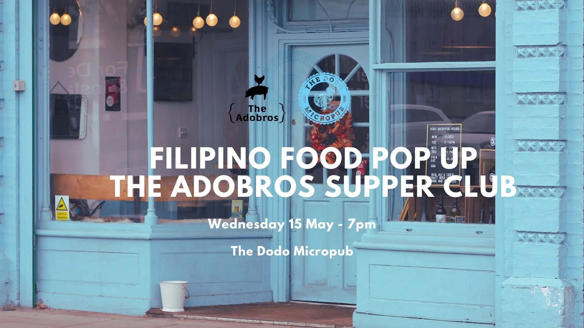 Filipino Food Pop Up - The Adobros Supper Club — The Dodo Micropub