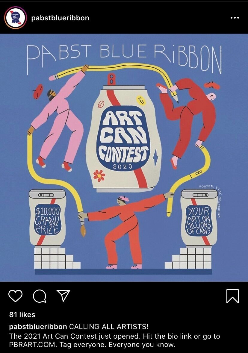 Pabst Blue Ribbon Font