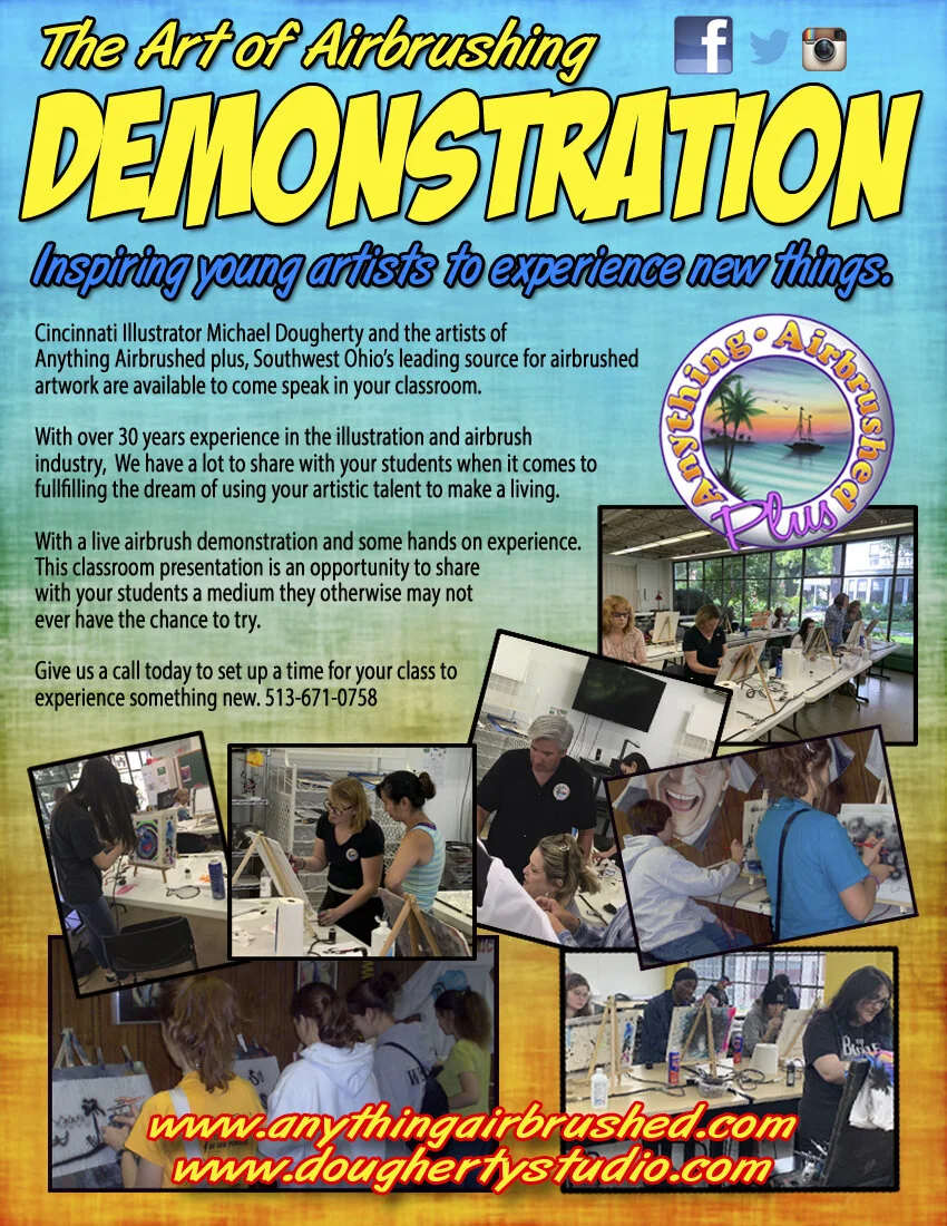 Cincinnati Airbrush Workshop — Anything Airbrushed plus