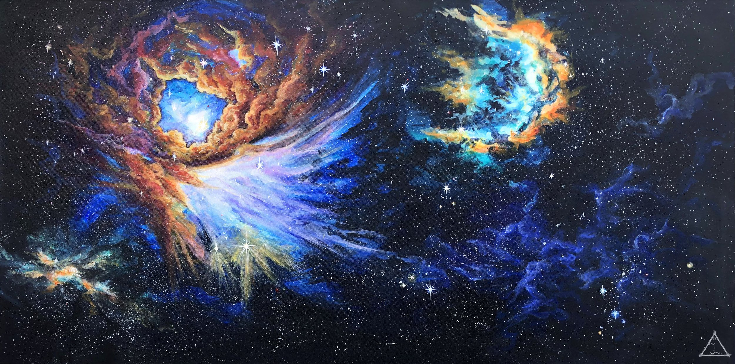 Space Paintings Acrylic