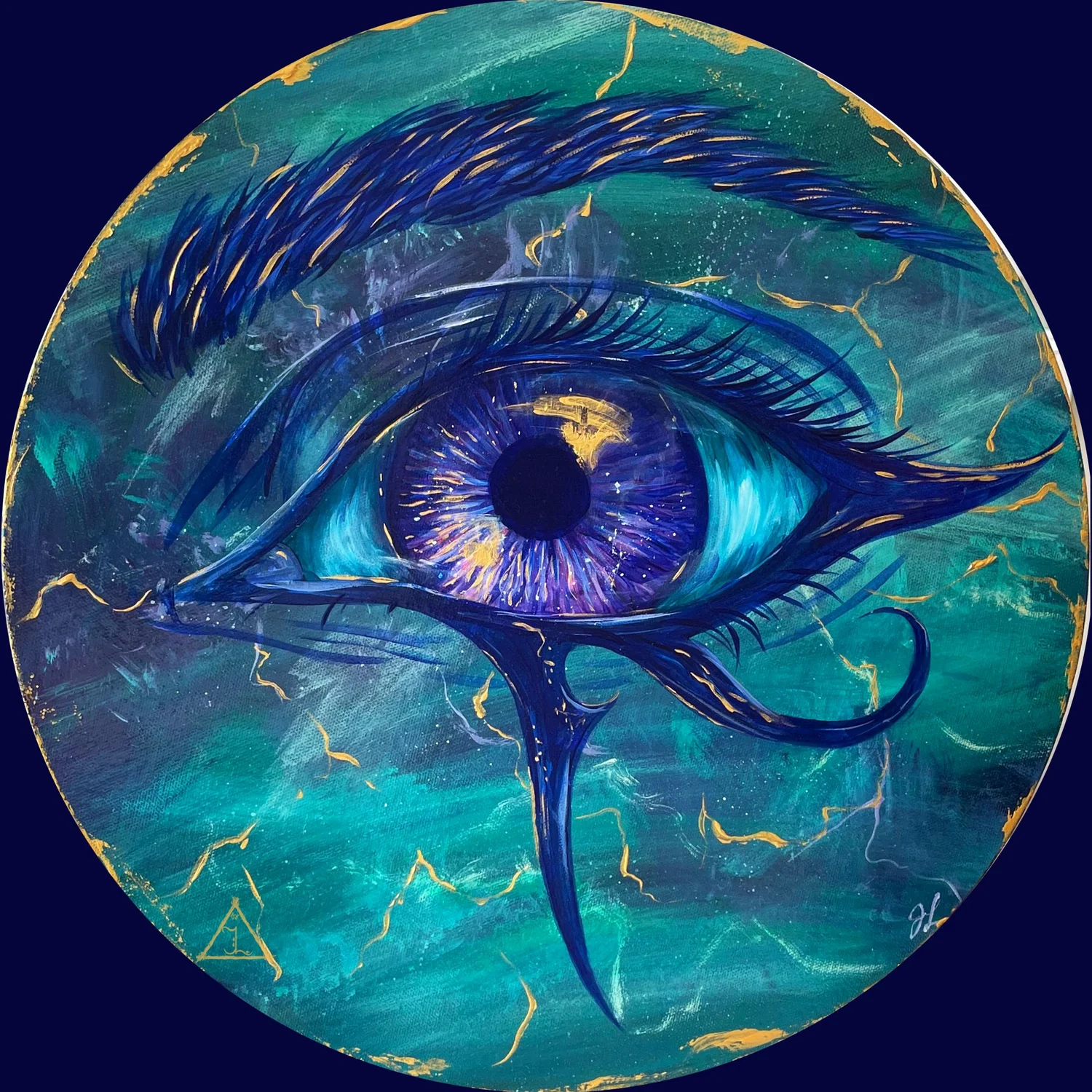 Blue Eye Painting