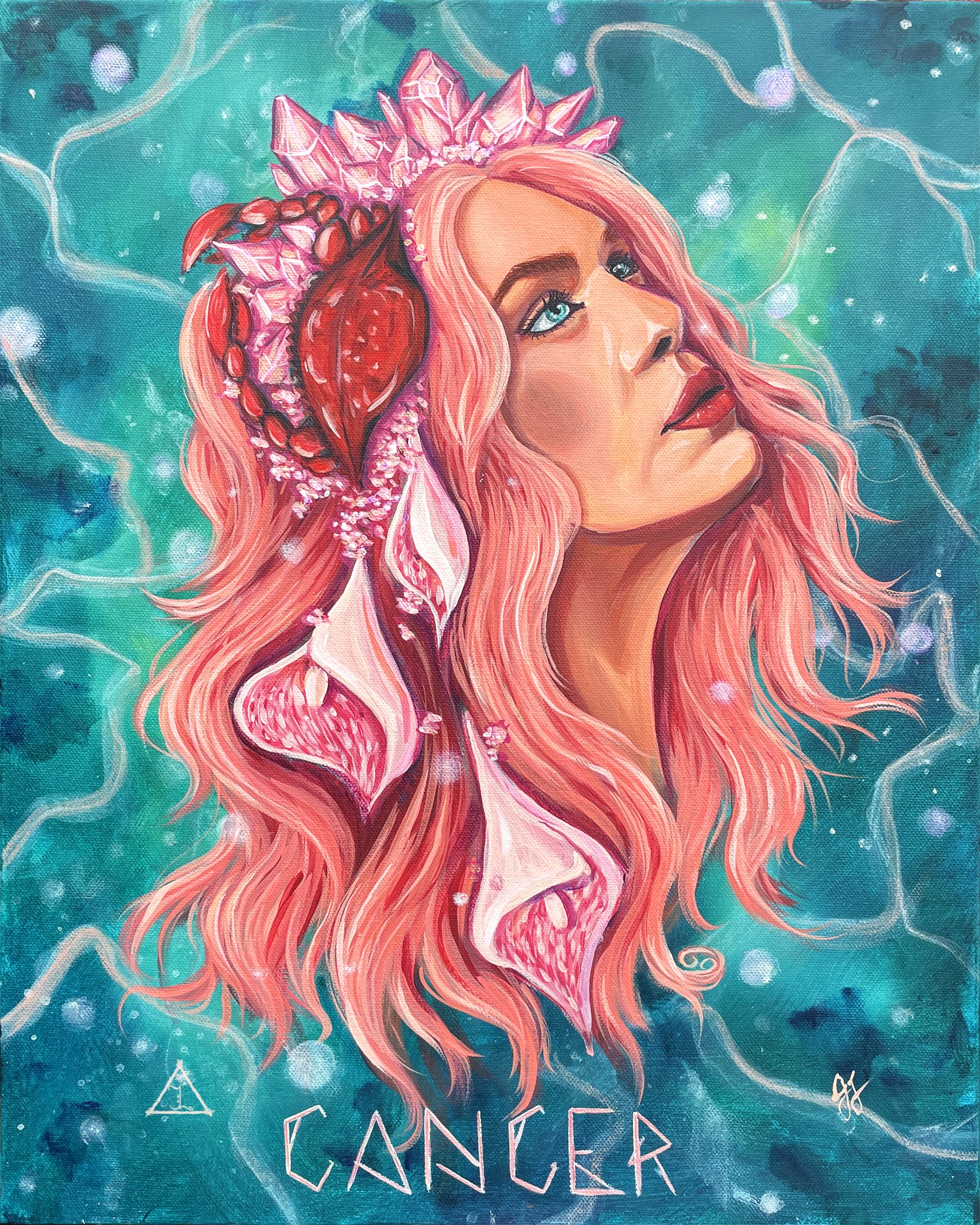 Cancer — Art by Jasmine Lillian