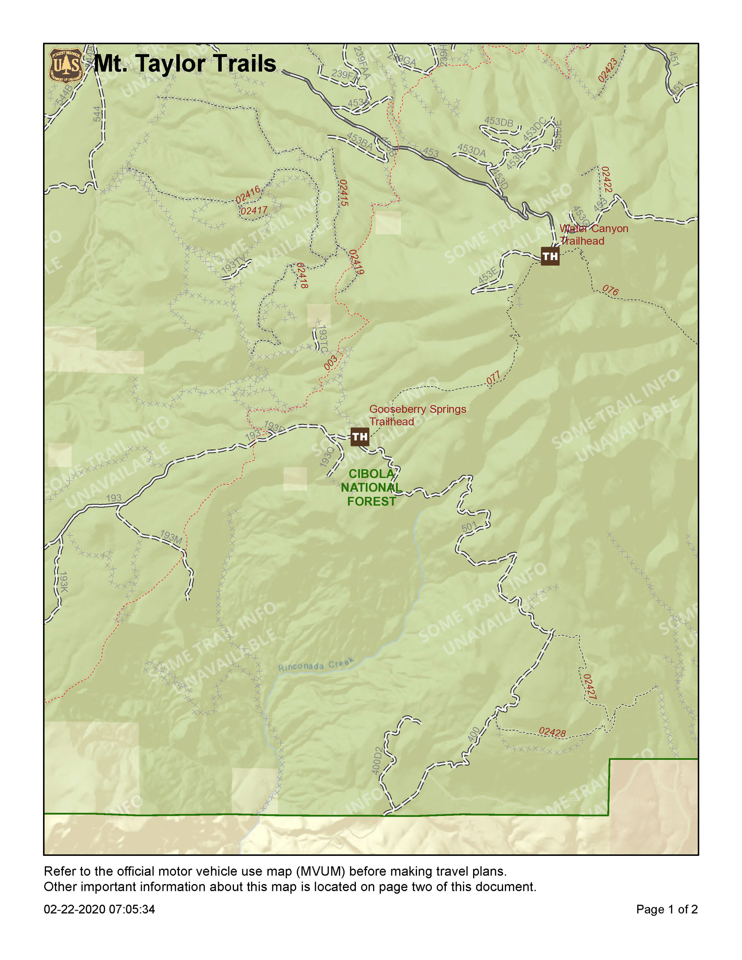 San Mateo Mountains (Mt Taylor) — Cibola Trail Alliance
