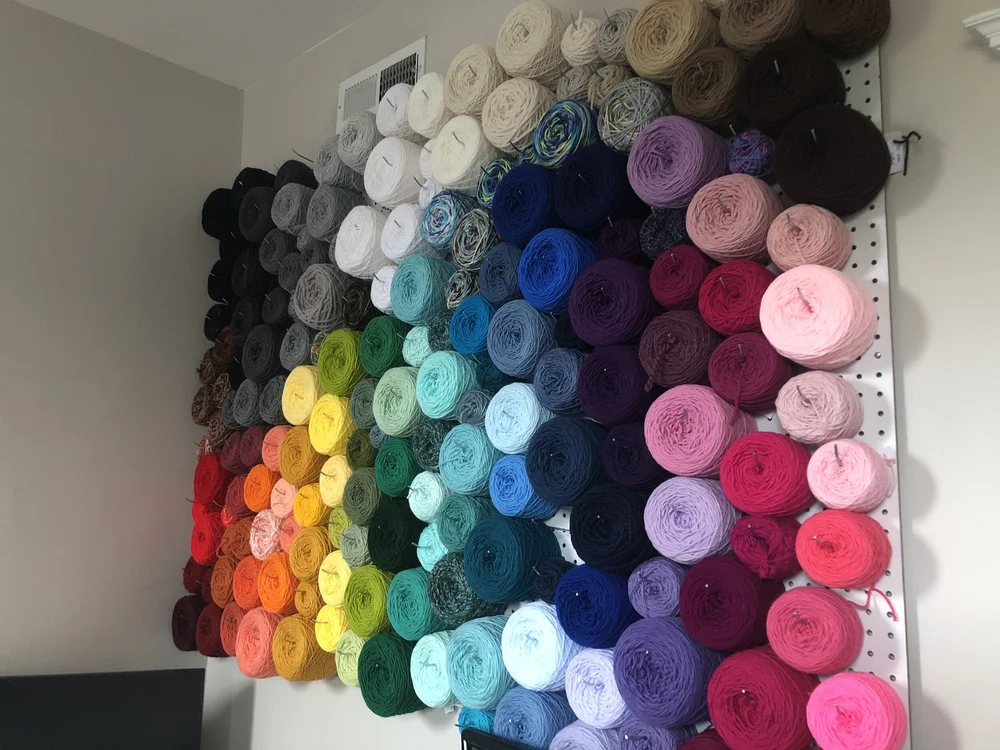 Yarn Wall Display — Cait Ireen's Crochet