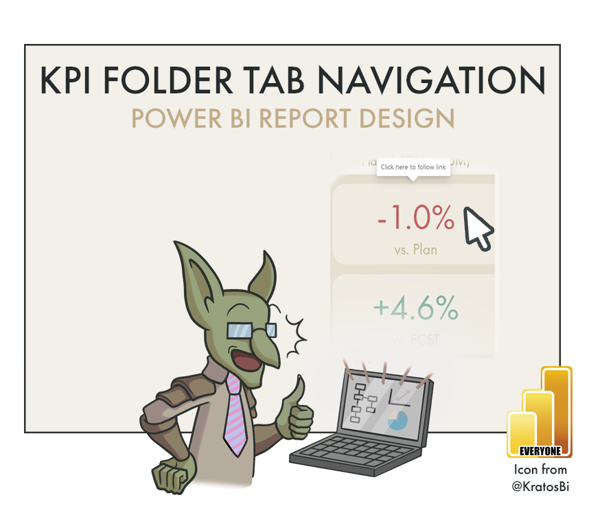 KPI Tab page navigation in Power BI — DATA GOBLINS