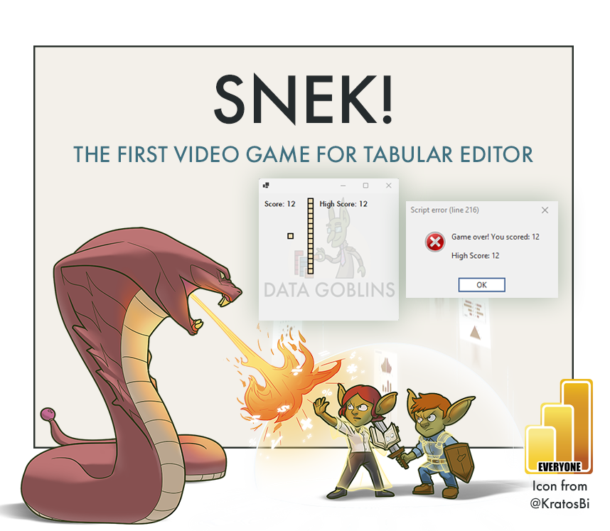 Snek! The First Video Game for Tabular Editor 3. — DATA GOBLINS