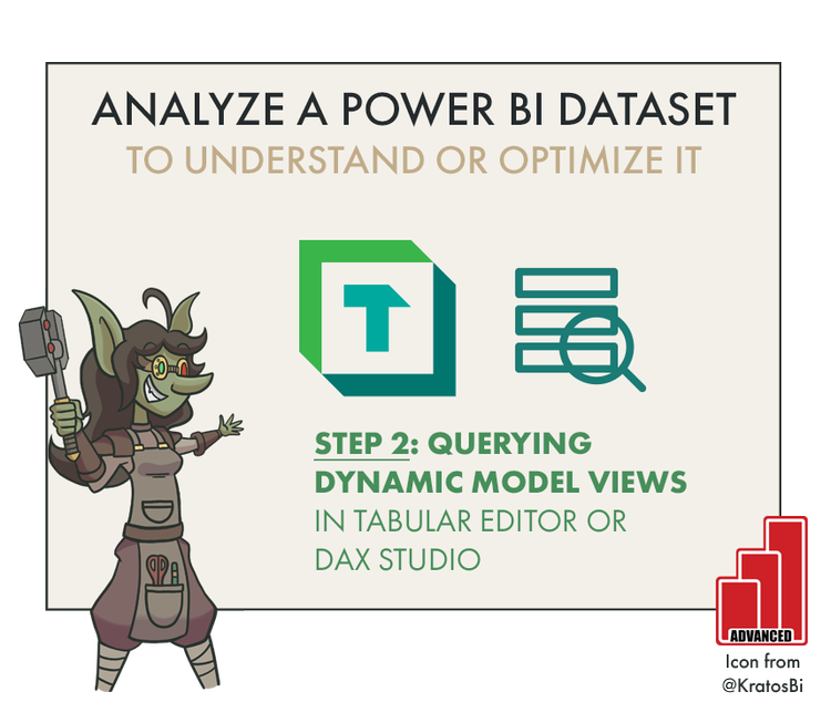 Assess an Existing Dataset with Tabular Editor 3 - Step 2: Query DMVs — DATA GOBLINS