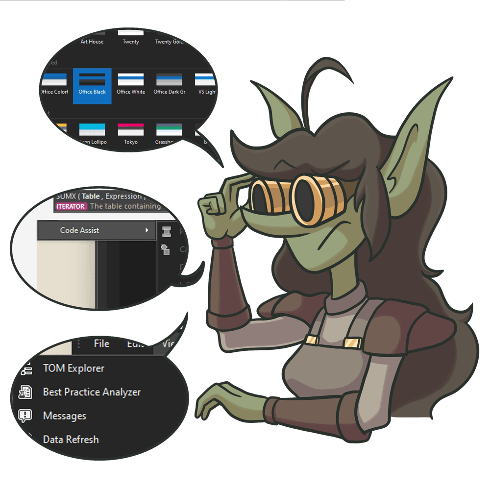 A Beginner's Guide to Tabular Editor 3: UI Customization & Code Assist Features — DATA GOBLINS