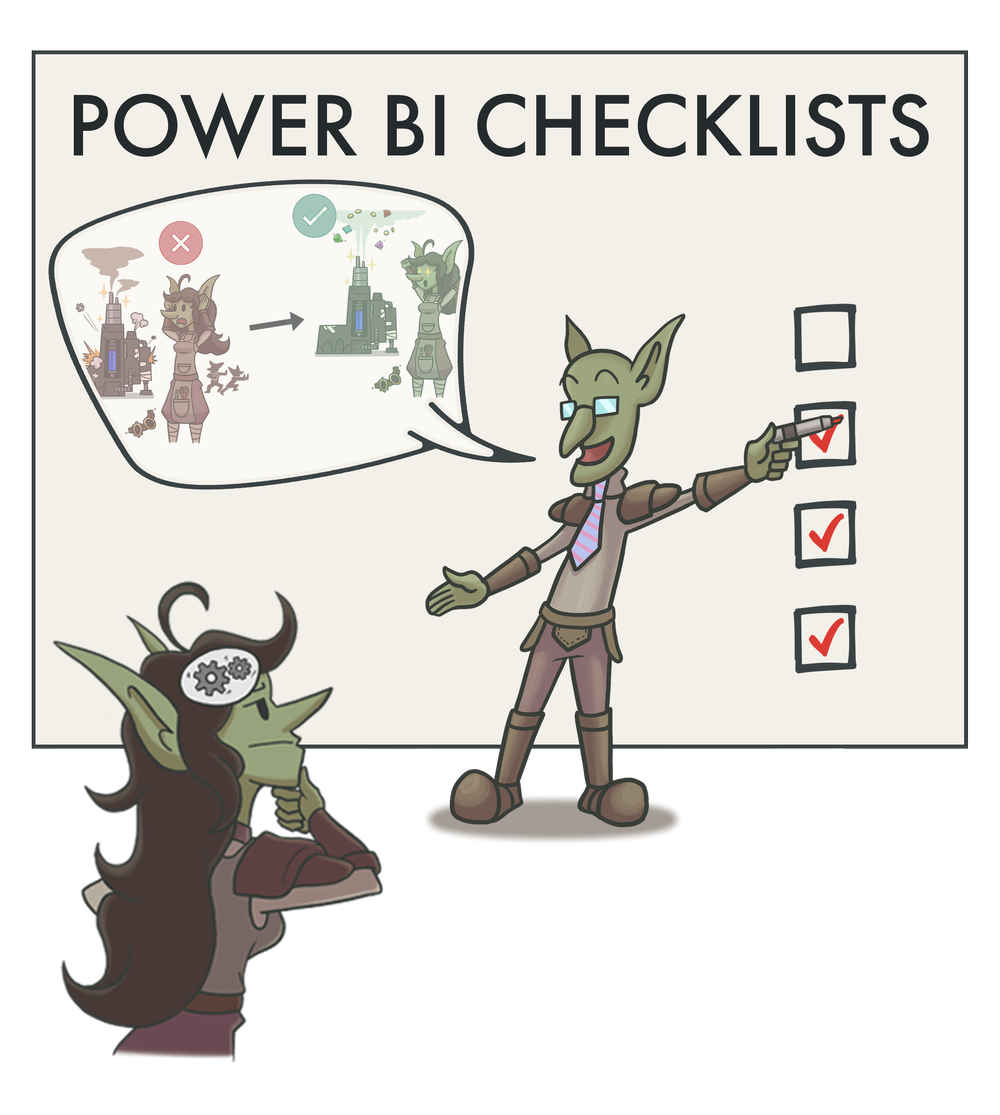 Power BI Checklists — DATA GOBLINS