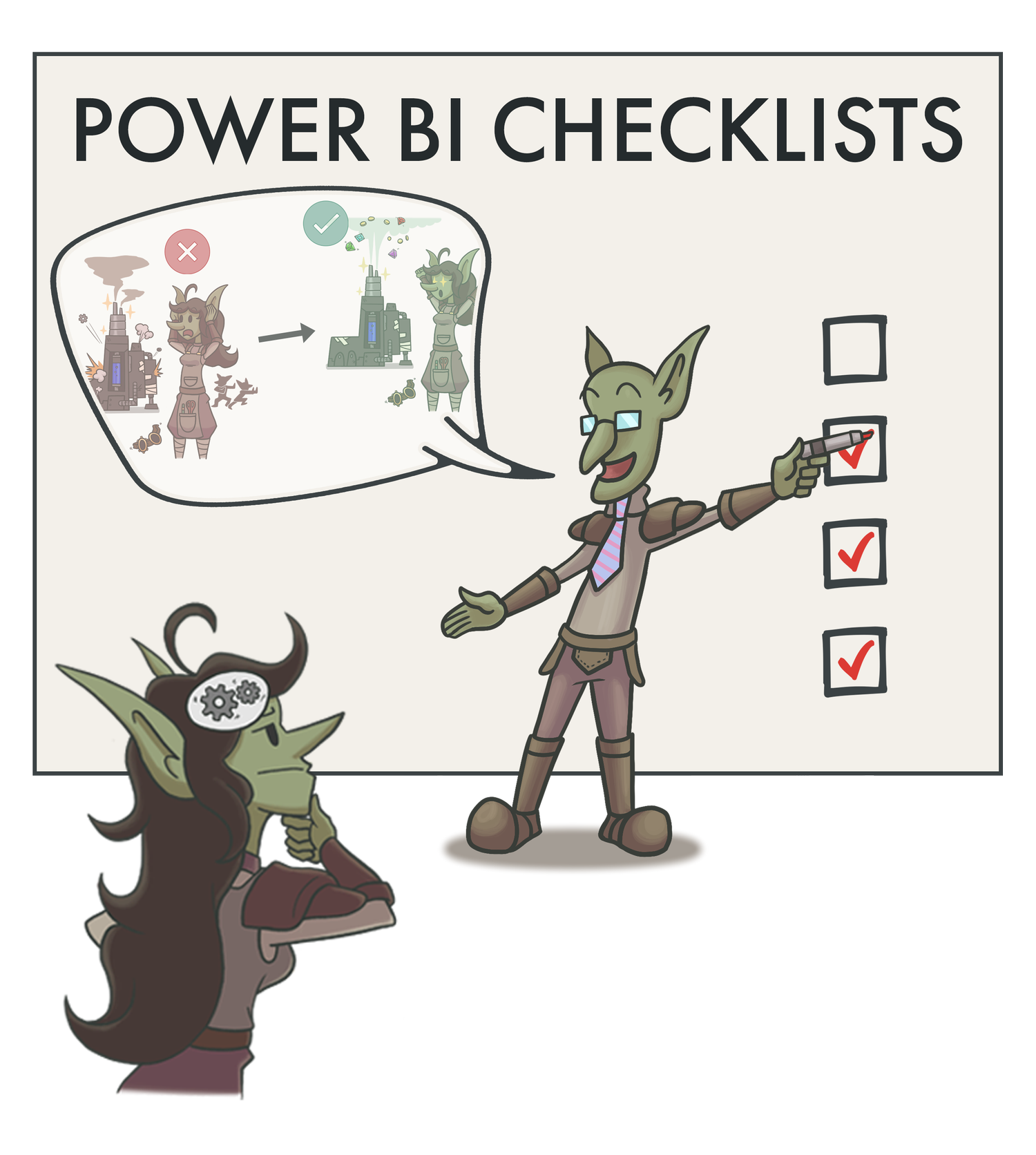 Power BI Checklists — DATA GOBLINS