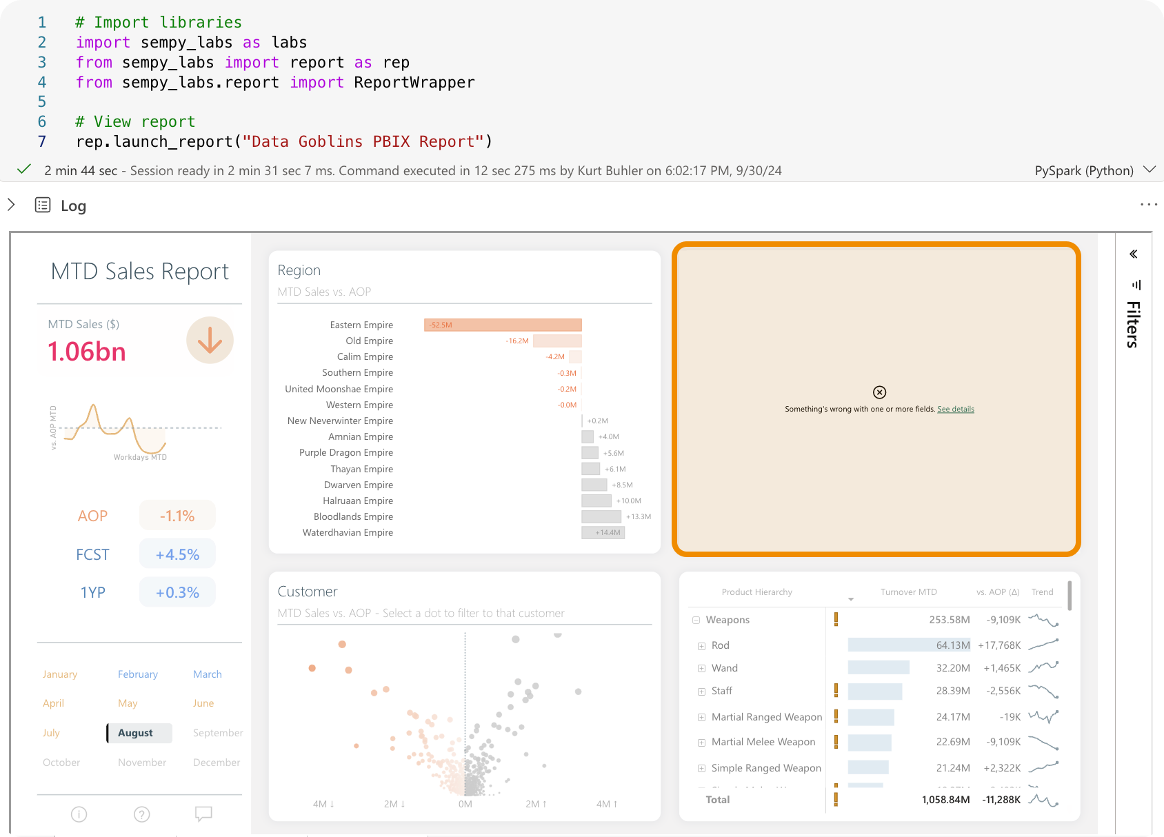 Fix visuals, replace fields, and mass-format reports in Power BI — DATA GOBLINS
